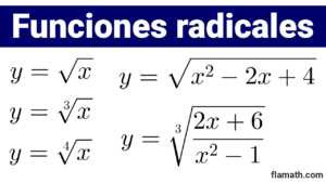 Funciones Radicales: ¿Qué son? Ejemplos y Gráficas